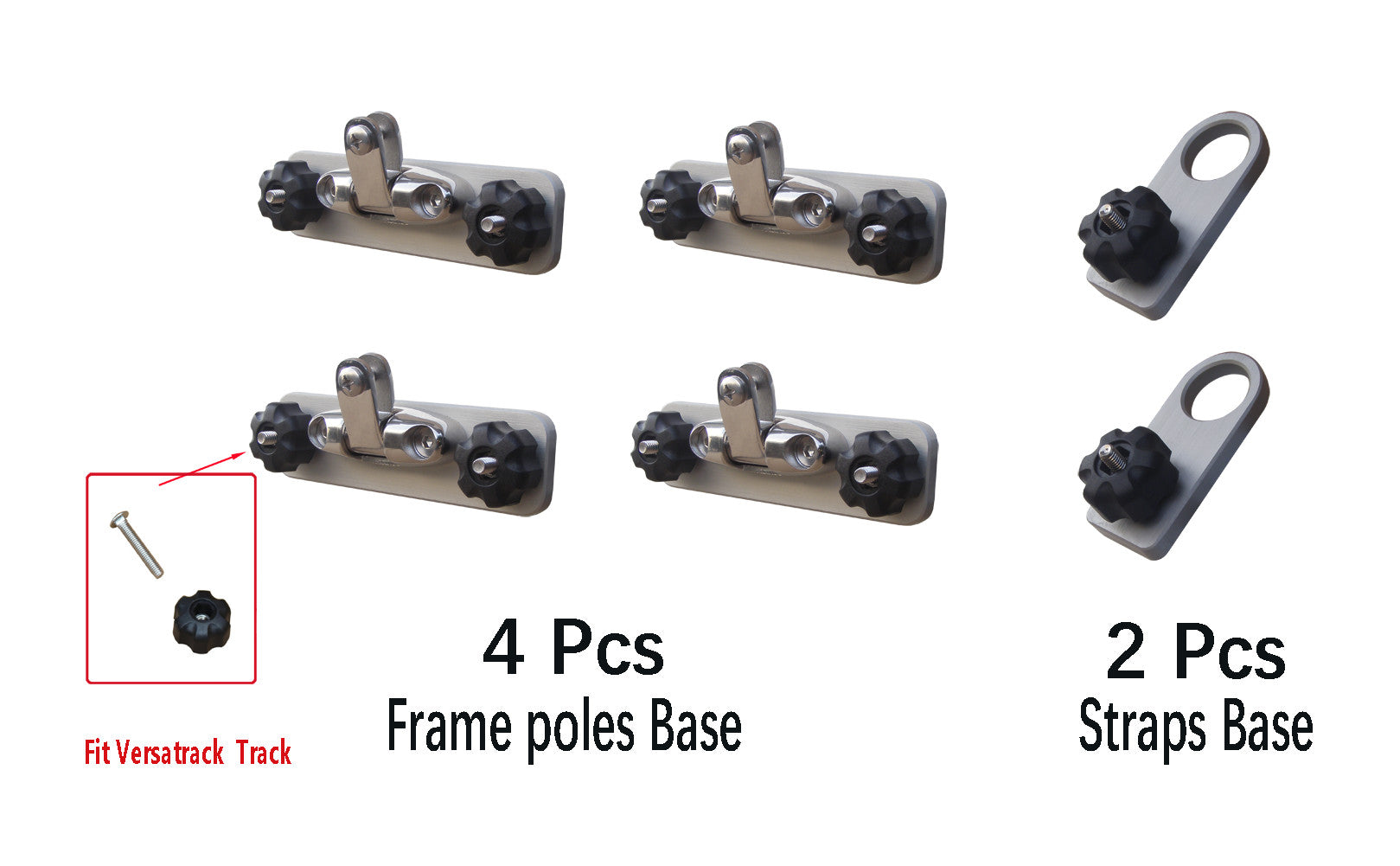 Brocraft Versatrack Tracker Bimini Top Mount/Canopy Mounts/Versatrack