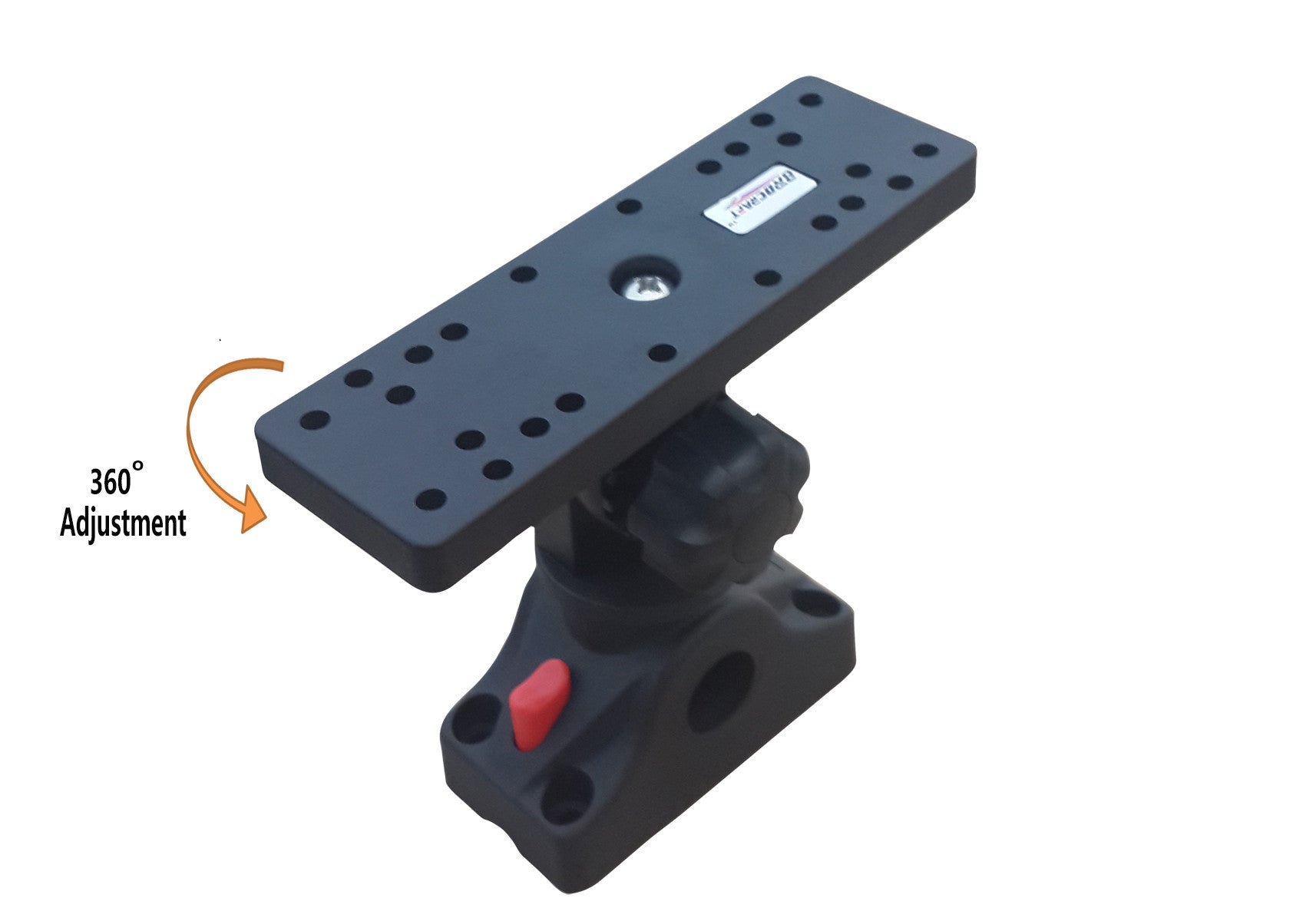 Brocraft Marine Universal Electronic Mount,Boat Fish Finder & GPS, Ele